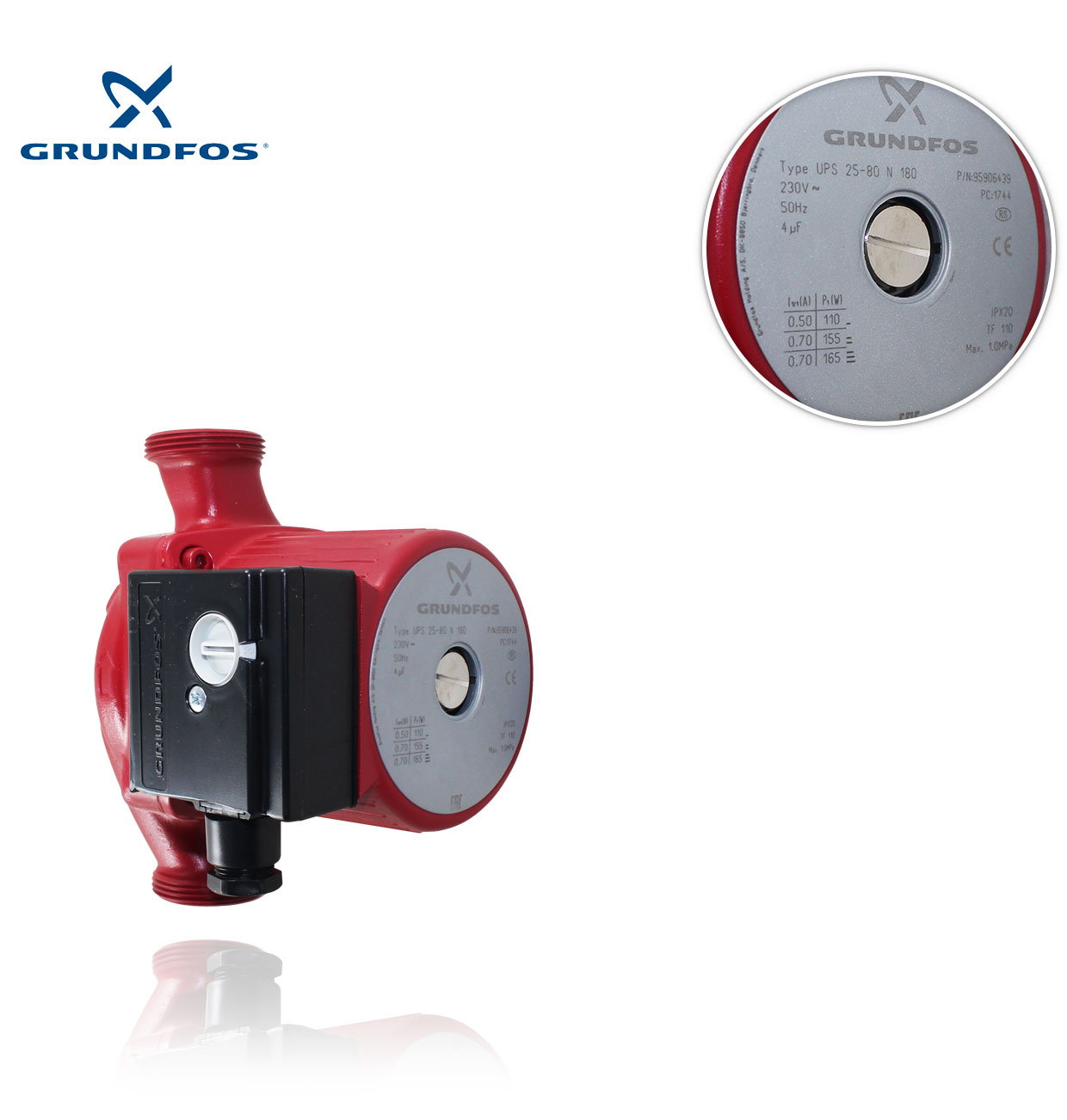 Bomba Circuladora Caldera Bomba Recirculadora Calefacciu00f3n Grundfos Ups 25-50 Bomba Calefaccion